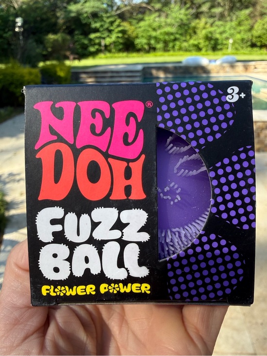 Schylling | Toys | Needoh Flower Power Fuzz Ball Purple | Poshmark